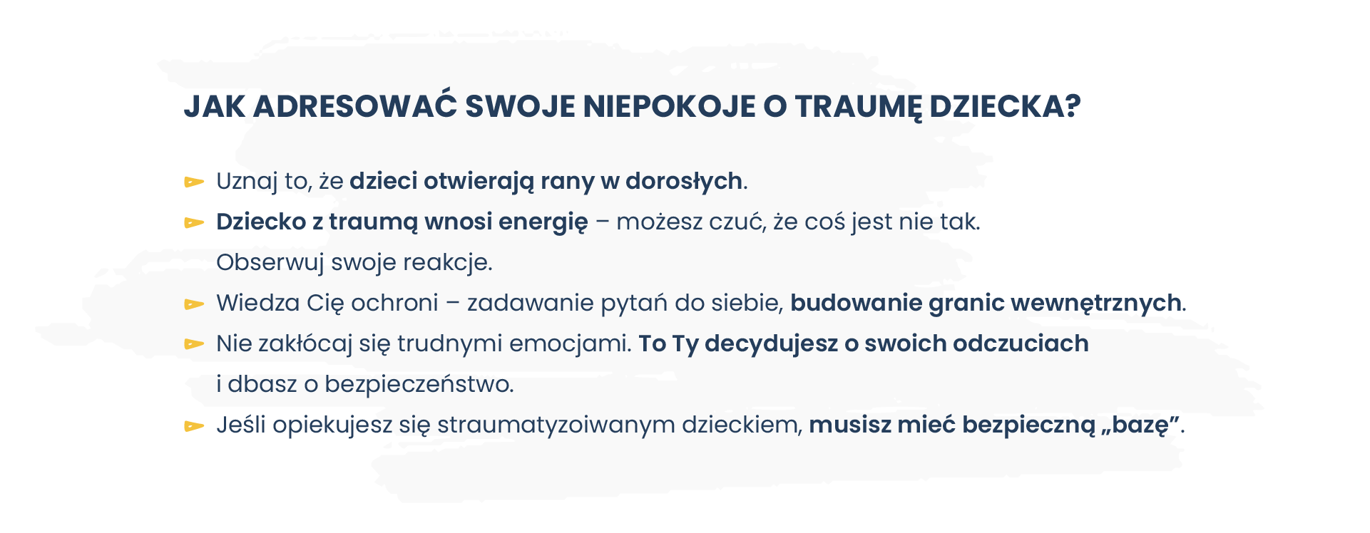 Czule o traumie dziecięcej ze wskazówkami dla dorosłych mówi Sabina ...